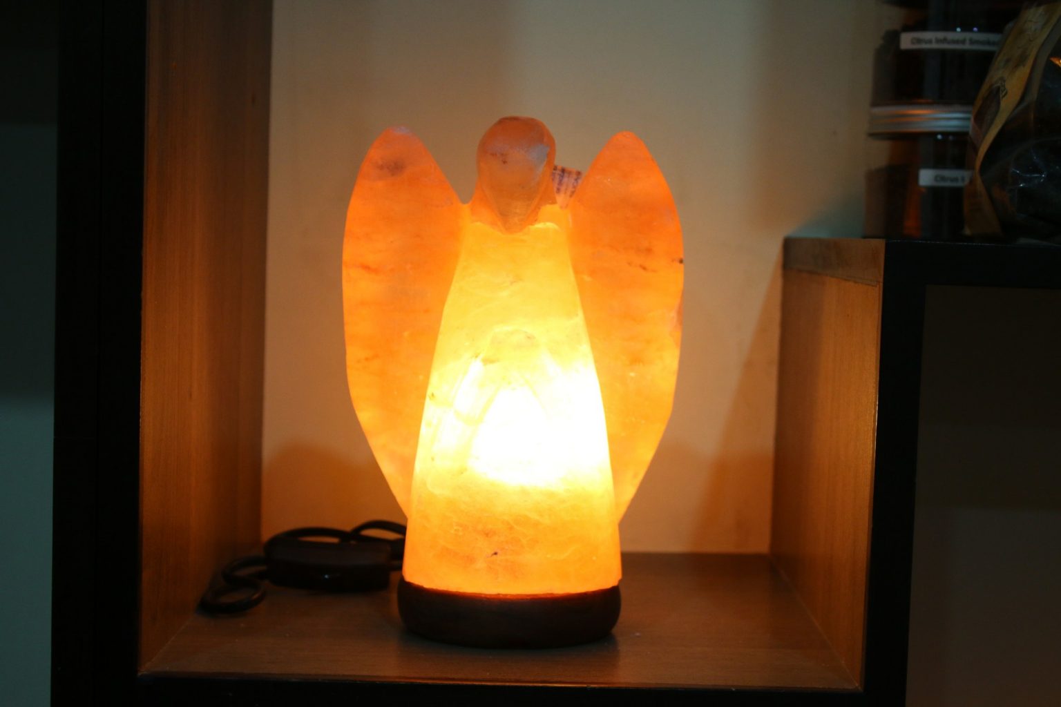 Himalayan Pink Salt Angel Shaped Lamp | Salt Lamps in Pakistan